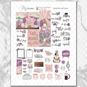 Quiet Moments | Printable Planner Stickers, Winter Classic Happy ...