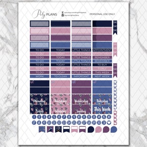 The Raven | Halloween Planner Weekly Printable Stickers, Spooky Digital ...