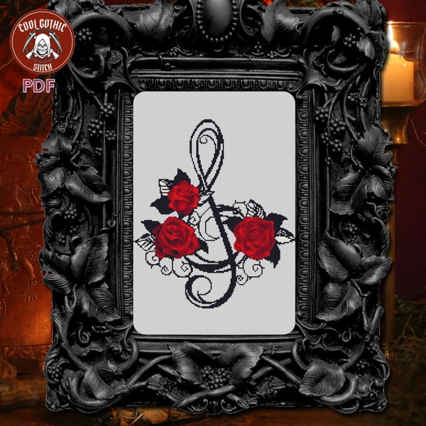 Treble Clef Pattern - Etsy