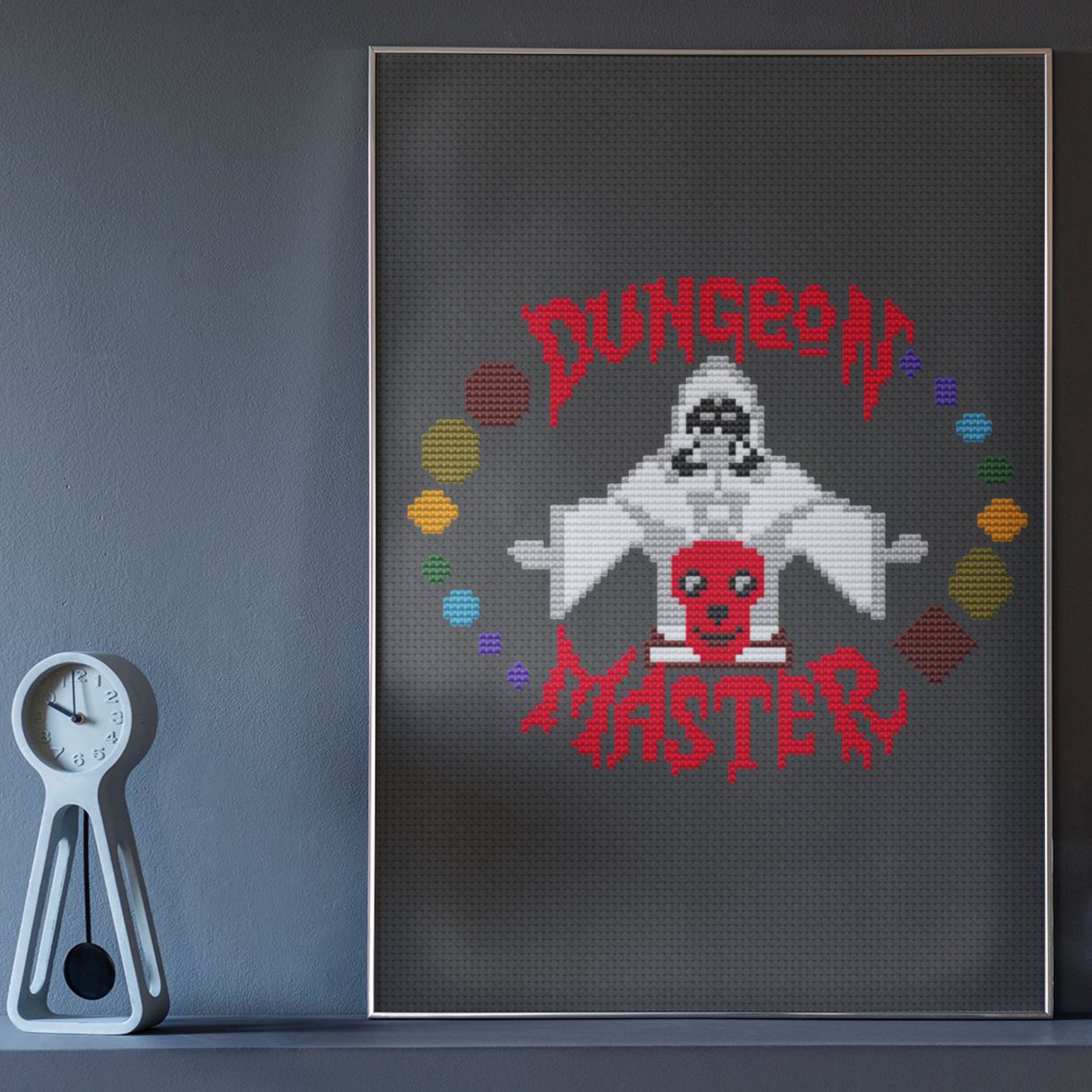DM Beware of Smiling Dungeon Master Video Game, Cross-stitch for ...