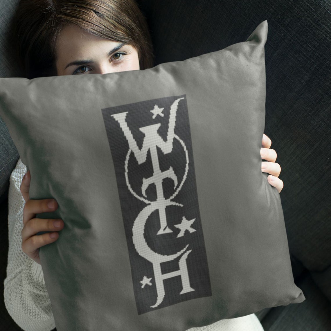 Witch Cross Stitch Salem Alphabet Sign Easy Sacred Symbols - Etsy