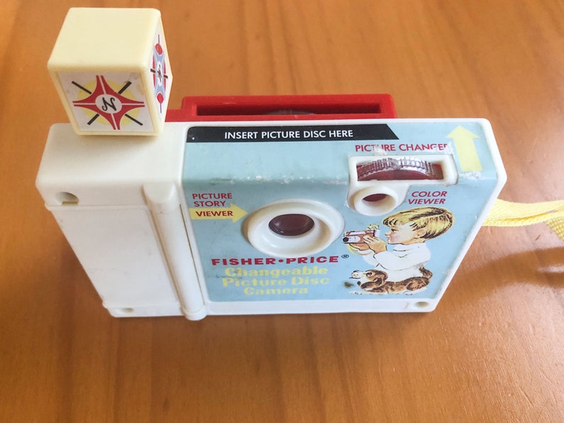 Vintage Fisher Price 1960s Changeable Picture Disc Camera With 1 Disc ...