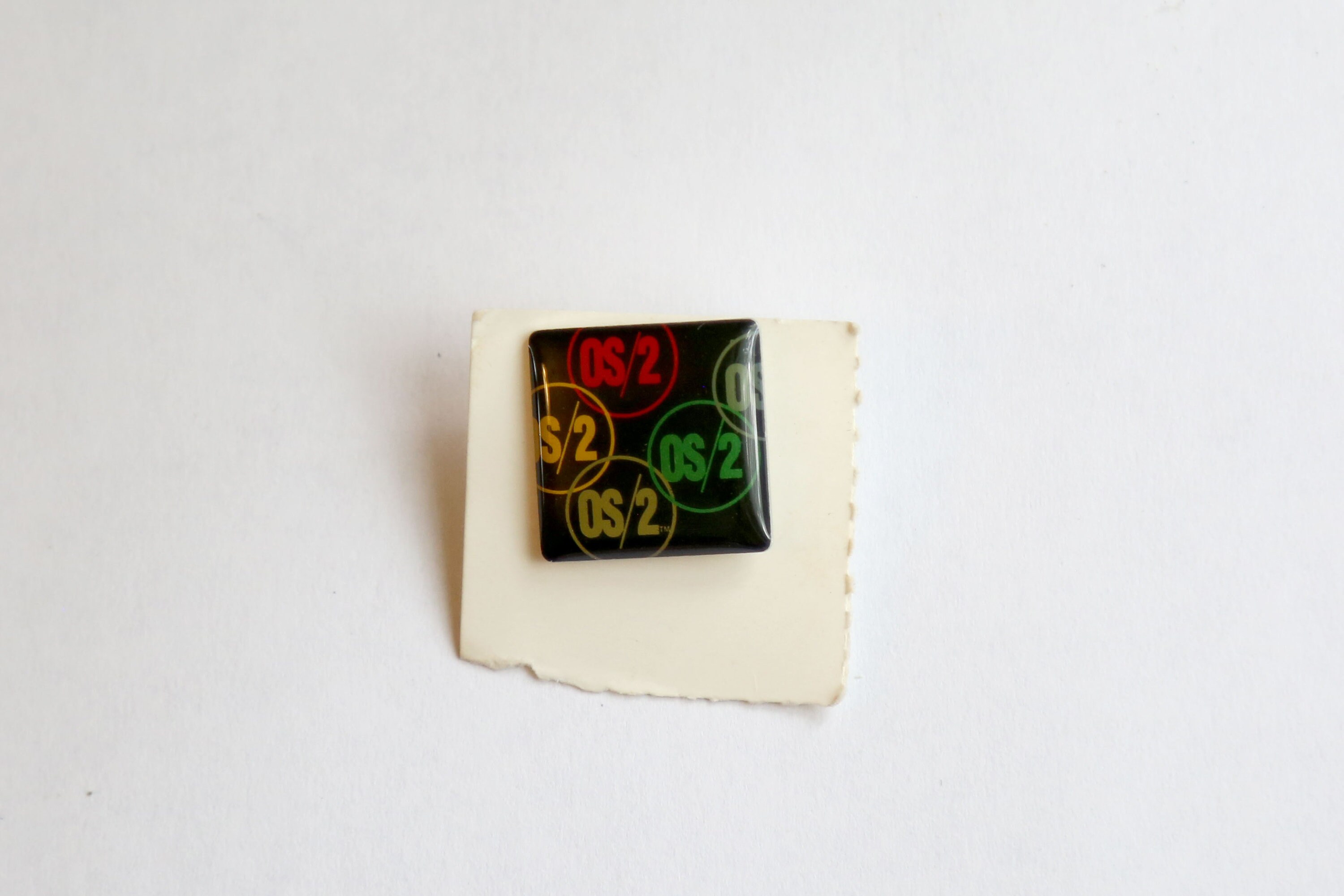 Vintage Microsoft IBM OS/2 Enamel Pin Retro Computer Operating System 2 ...
