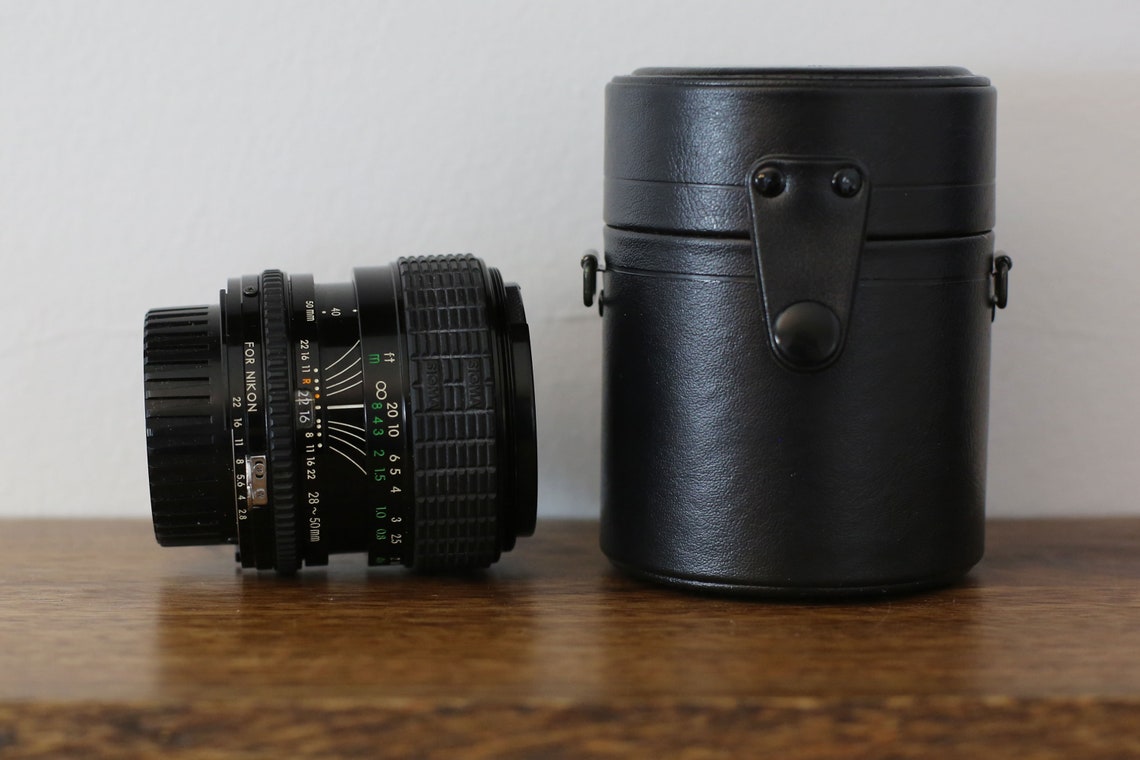 Vintage Sigma 28-50mm F/2.8-3.5 Manual Focus Lens for Nikon Film ...