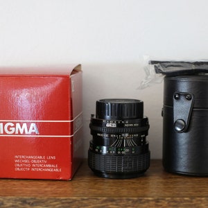 Vintage Sigma 28-50mm F/2.8-3.5 Manual Focus Lens for Nikon Film ...