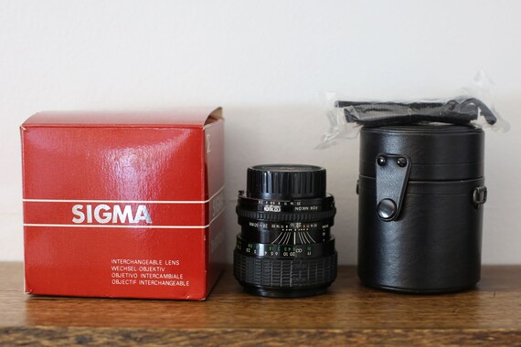 Vintage Sigma 28-50mm f/2.8-3.5 Manual Focus Lens for Nikon | Etsy