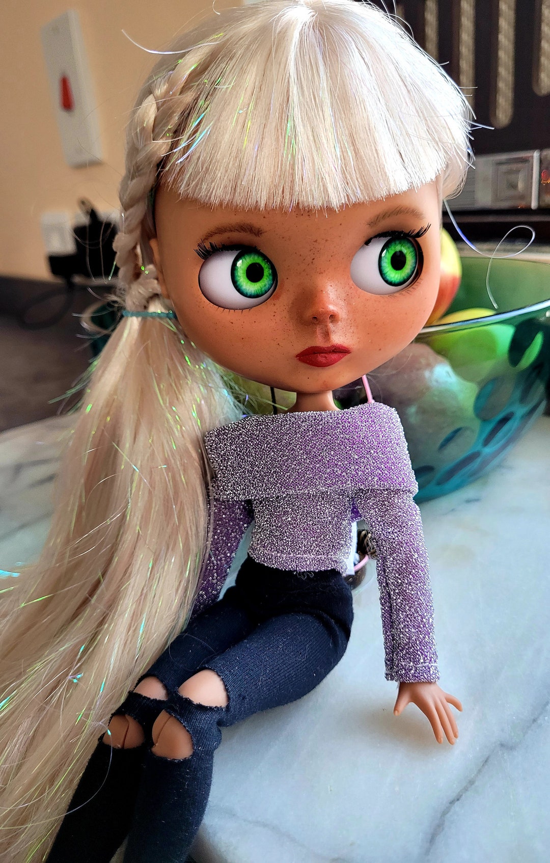 Blythe custom doll FREYA SOLD - Etsy.de