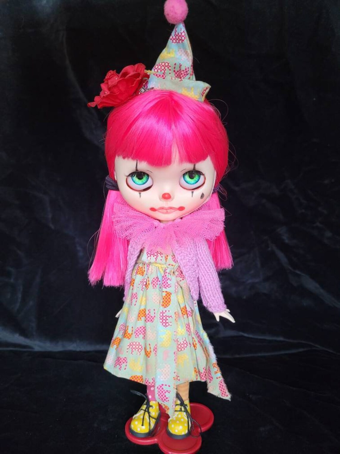 Blythe Custom Doll, FBL Clown Poppy.sold - Etsy