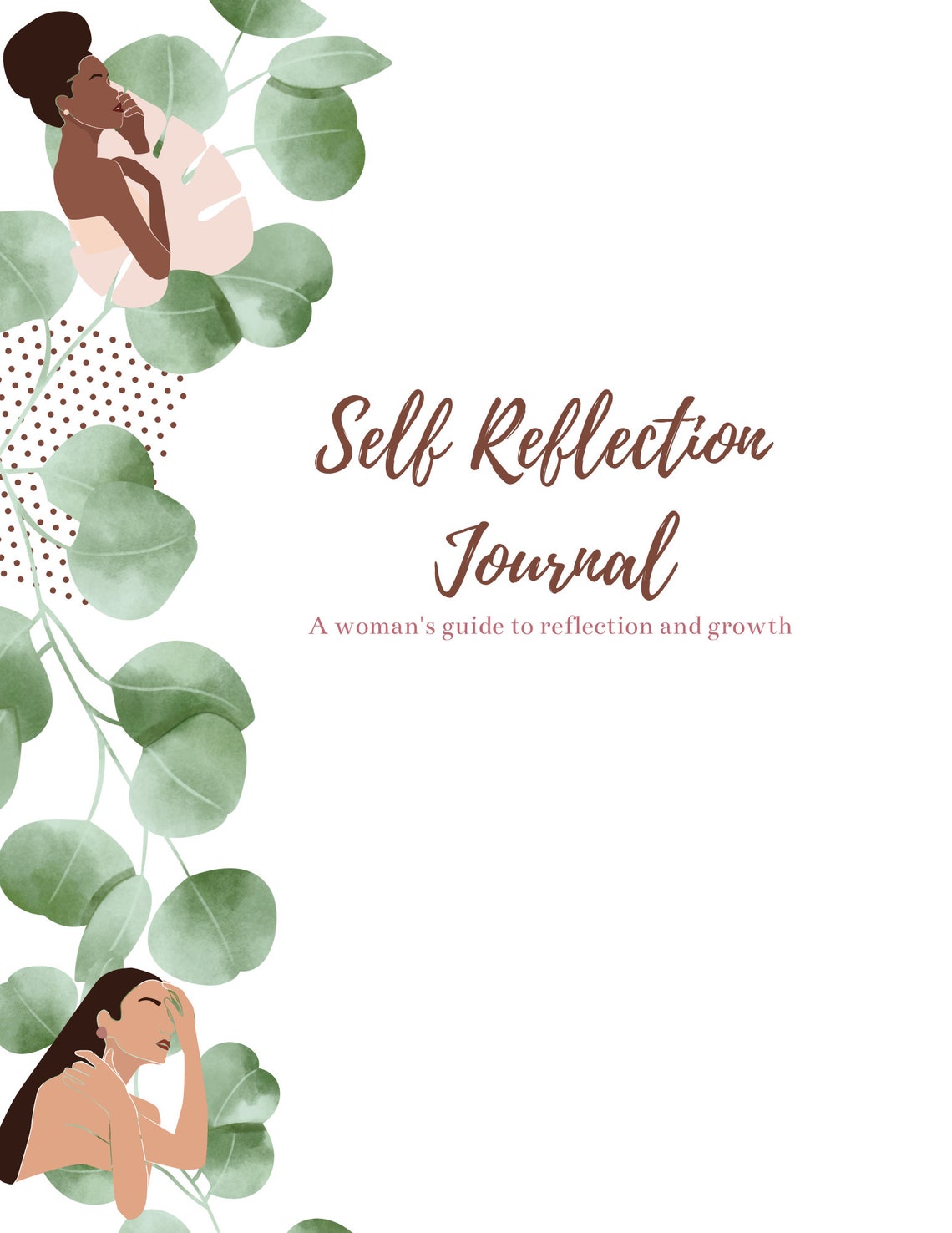 Printable Self Reflection Journal, Guided Prompt Journal, Digital ...