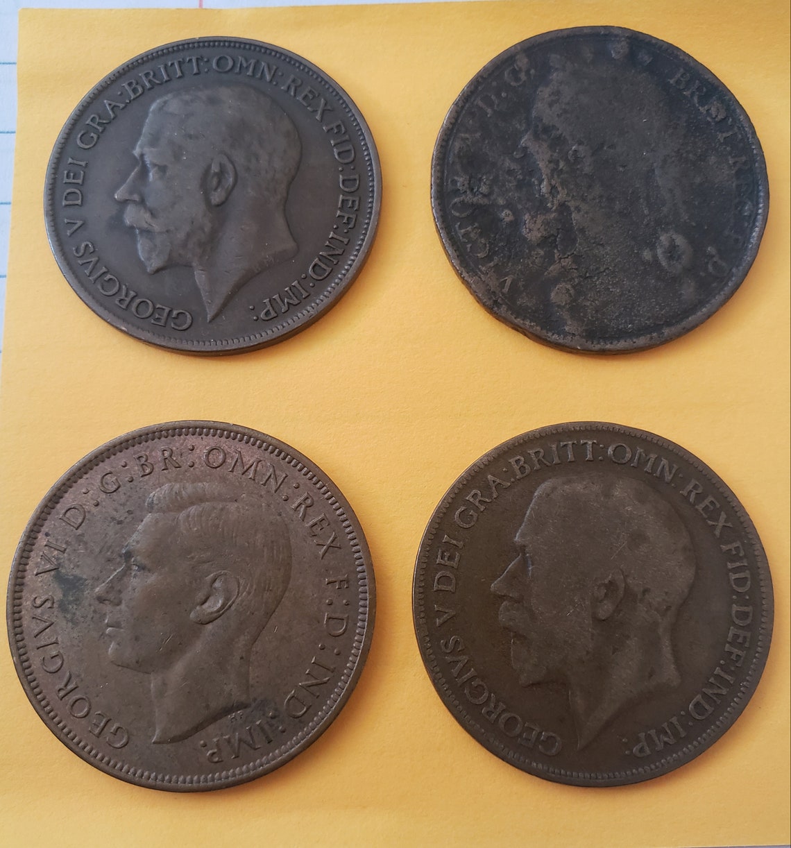 Très rare Roi Georgivs Pièces de monnaie | Etsy