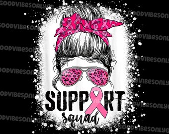 Pink Support Squad Png - Etsy