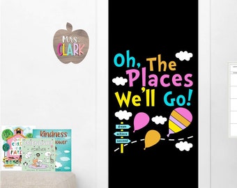 Let’s GLOW Read a Book Bulletin Board/door Decor, Classroom Wall Art ...