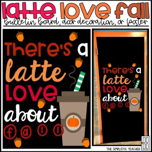 FALL COFFEE DECOR - Aesthetic Room Decor - Door Decoration - Entry Way ...