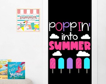 TROPICAL CLASSROOM DOOR Watermelon Summer Room Decor Summer Door ...