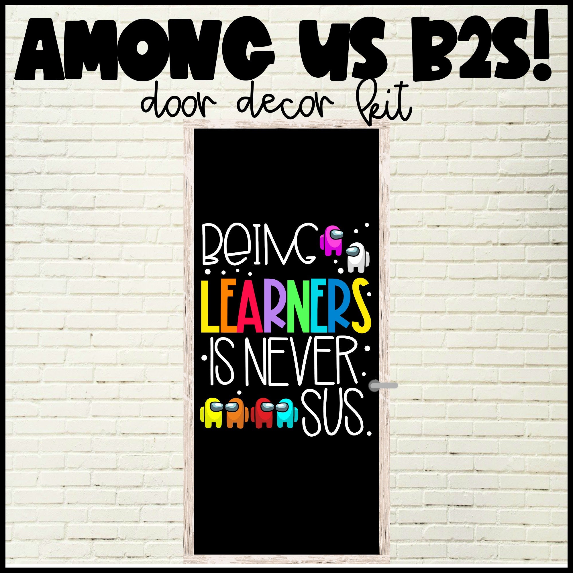 Among Us DECOR Aesthetic Room Decor Door Decoration - Etsy