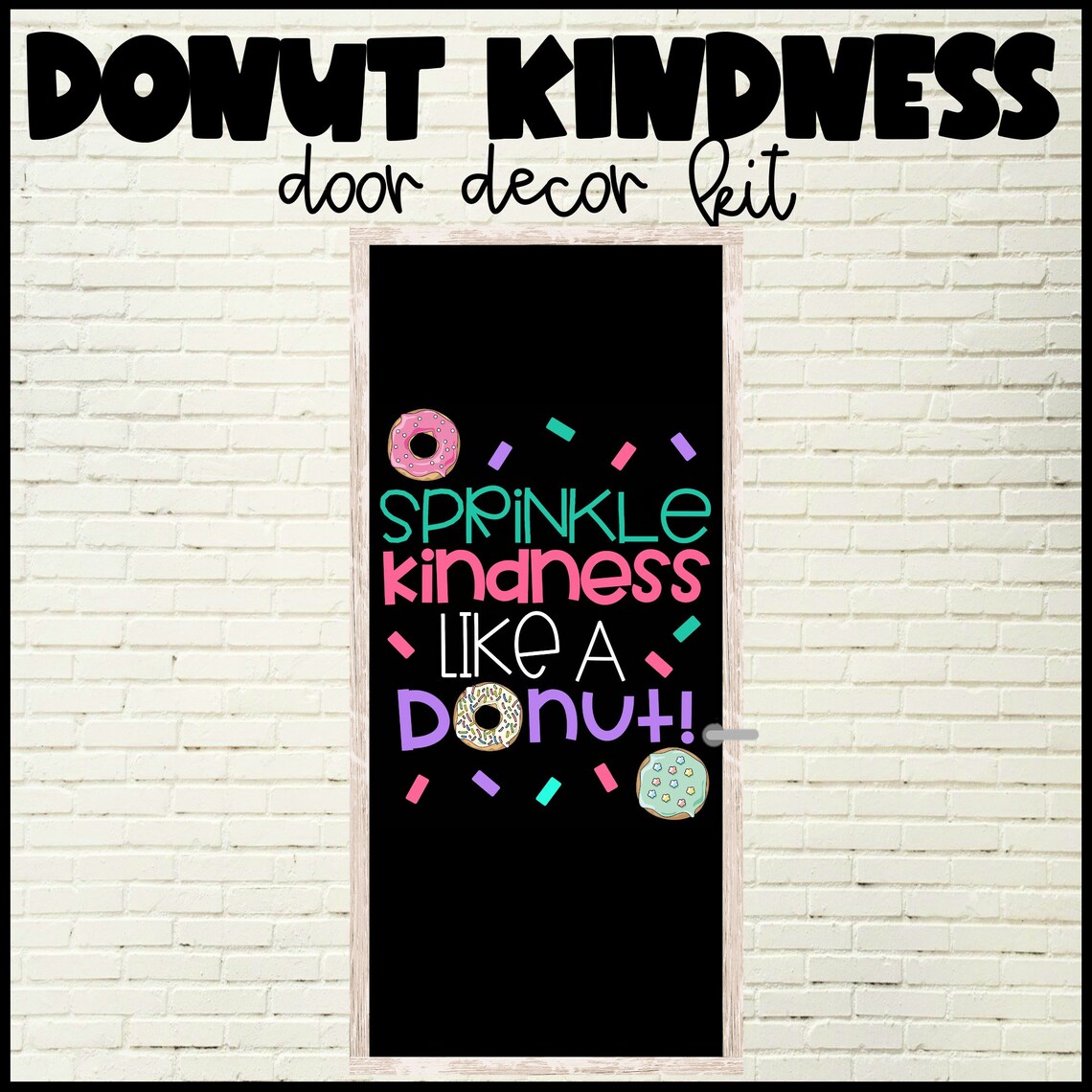 DONUT KINDNESS DECOR Sprinkle Kindness-bulletin Board - Etsy