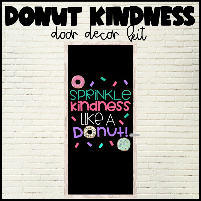 DONUT KINDNESS DECOR Sprinkle Kindness-bulletin Board - Etsy
