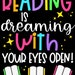 READING IS DREAMING Classroom Library bulletin Board door Decoration ...