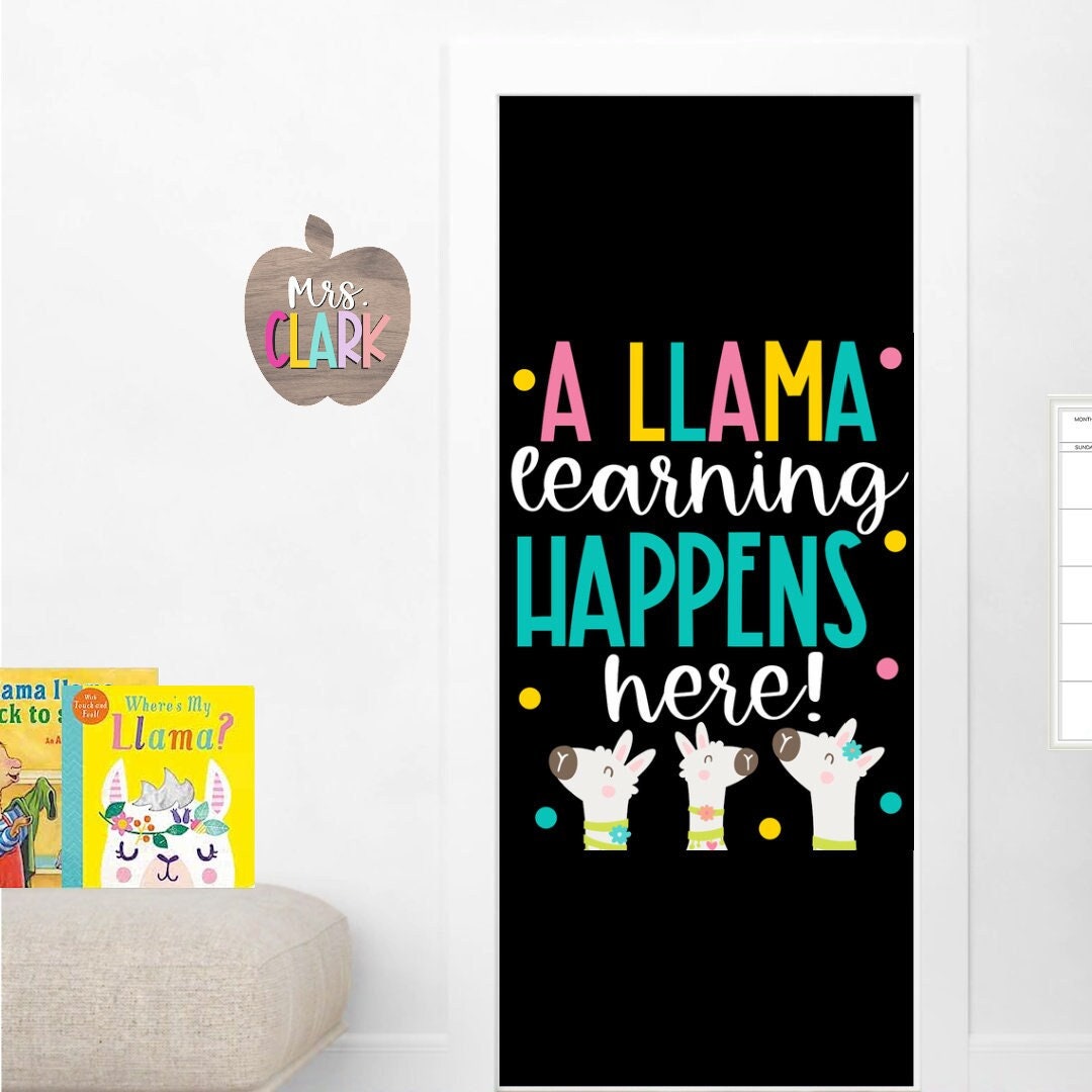 Llama Classroom Decor Poster: Bulletin Board Door Decoration - Etsy