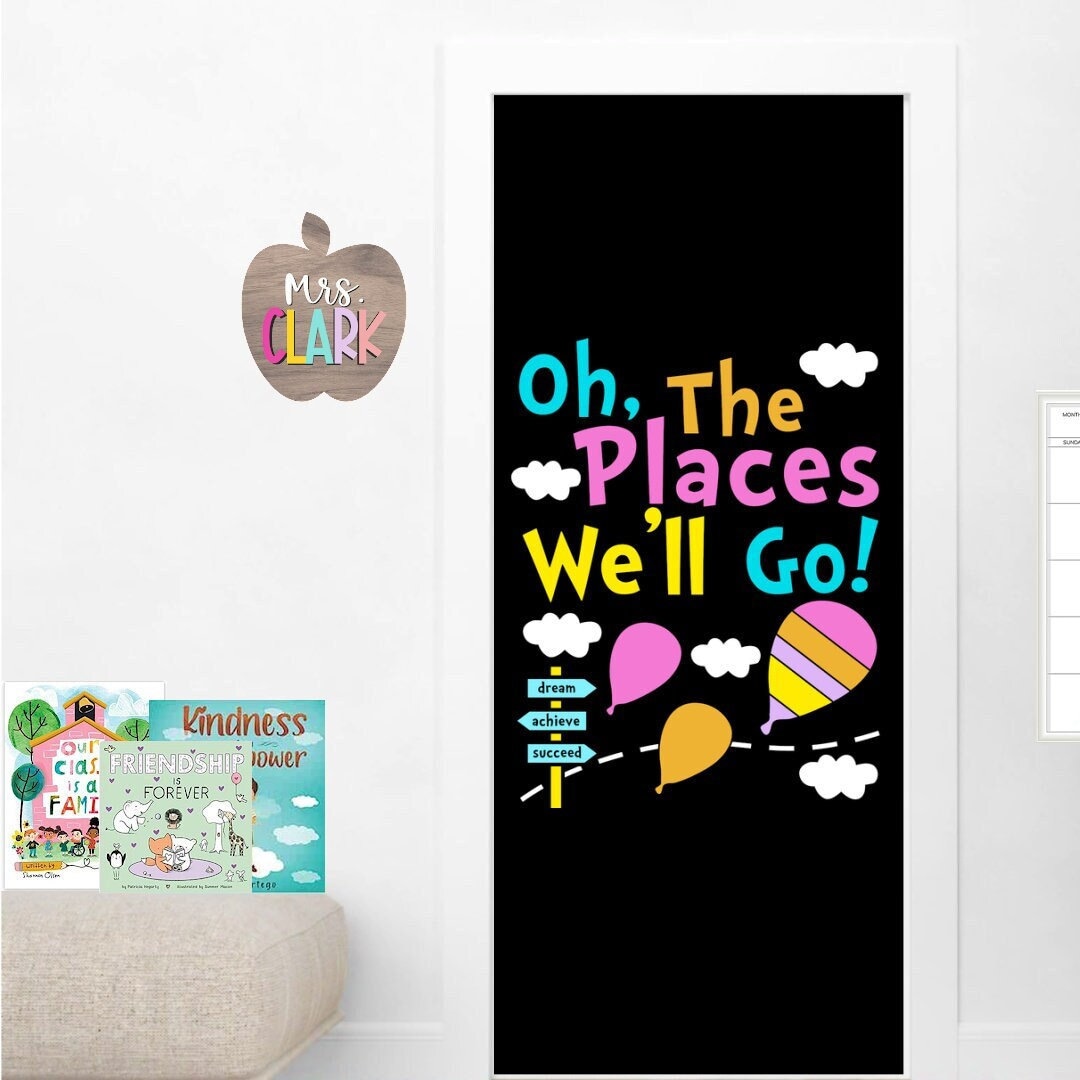 Motivational Classroom Door Decor: Read Across America Bulletin Board ...