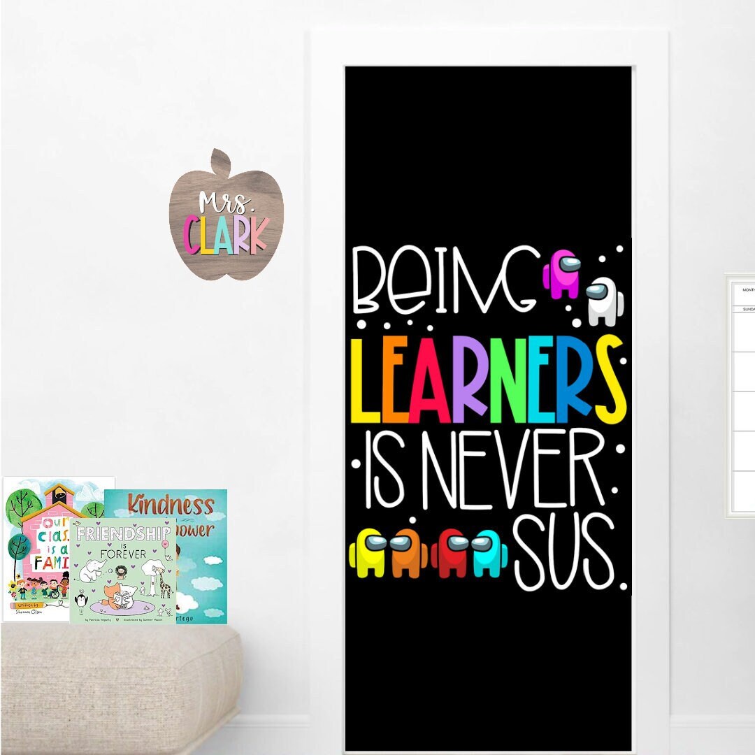 Among Us DECOR - Aesthetic Room Decor - Door Decoration - Entry Way ...