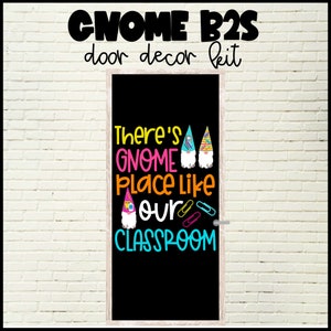 CLASSROOM DOOR DÉCOR - Gnome Door Décor - Back to School Décor ...