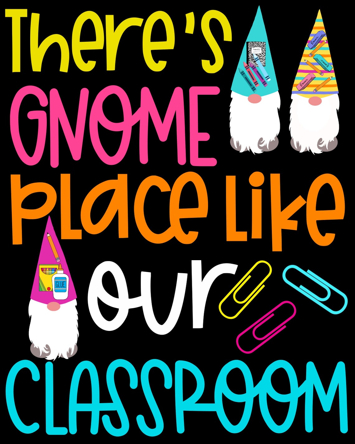 CLASSROOM DOOR DÉCOR Gnome Door Décor Back to School Décor - Etsy