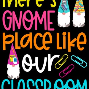 CLASSROOM DOOR DÉCOR - Gnome Door Décor - Back to School Décor ...