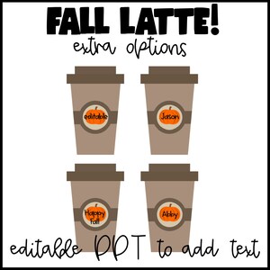 FALL COFFEE DECOR - Aesthetic Room Decor - Door Decoration - Entry Way ...