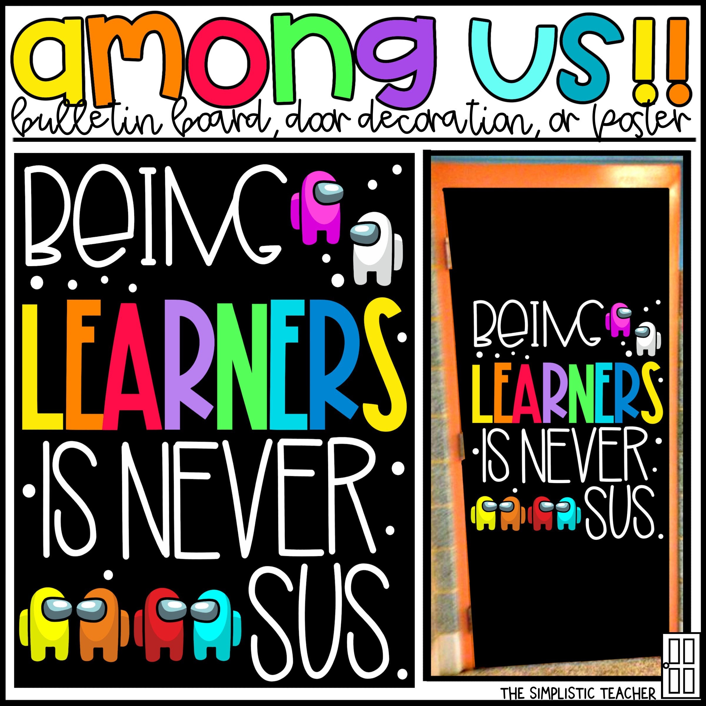 Among Us DECOR Aesthetic Room Decor Door Decoration - Etsy