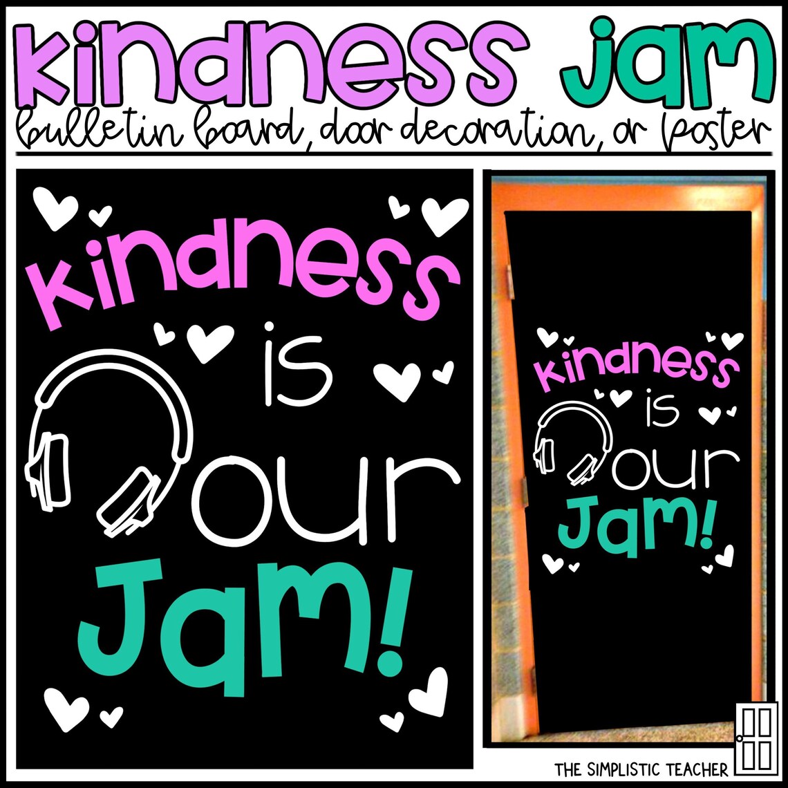 KINDNESS DOOR QUOTES Door Décor Handmade Posters - Etsy Nederland