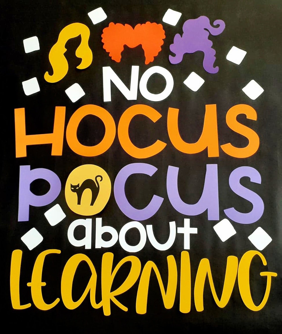 HALLOWEEN DOOR DECOR Hocus Pocus Poster Classroom Door | Etsy