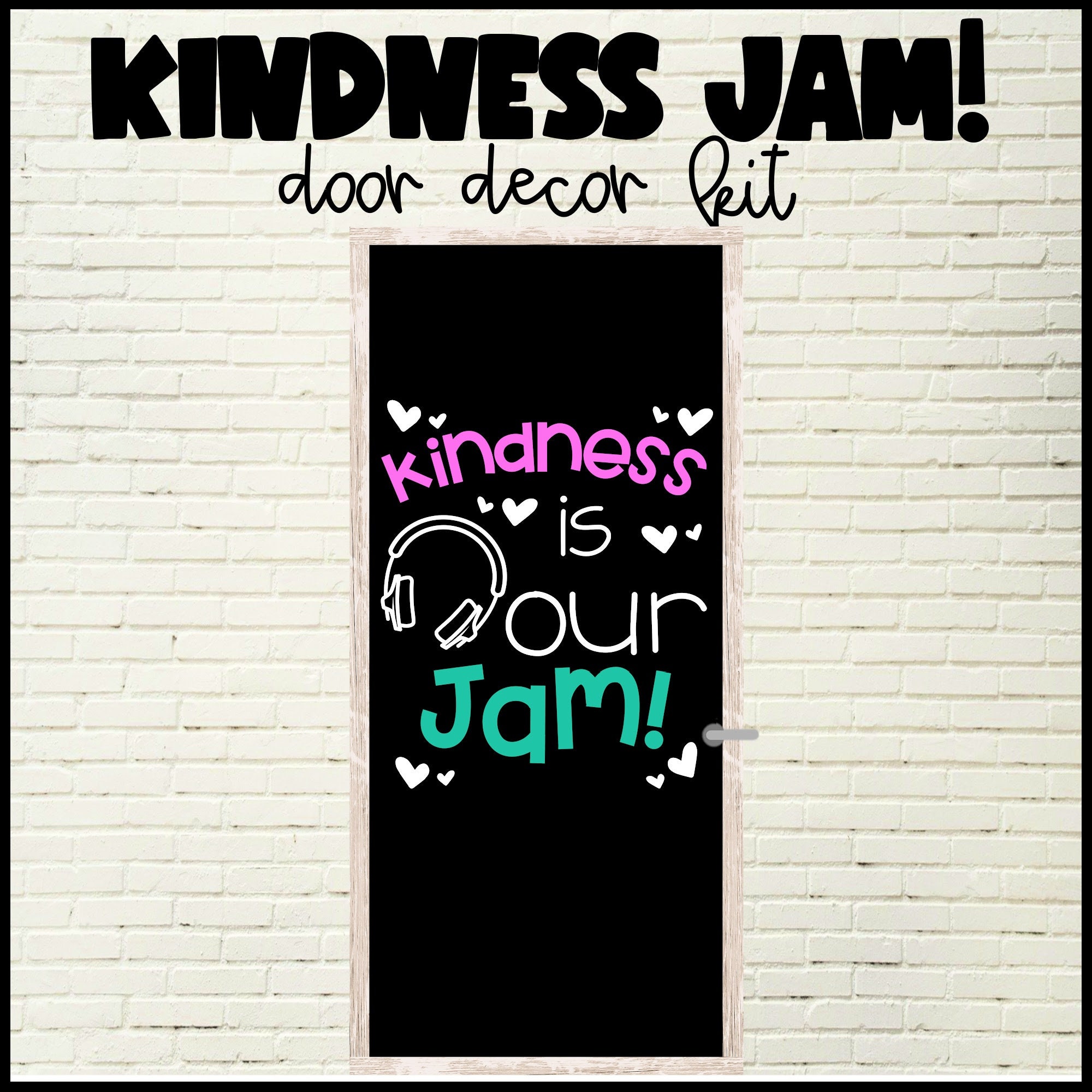 KINDNESS DOOR QUOTES Door Décor Handmade Posters - Etsy Nederland