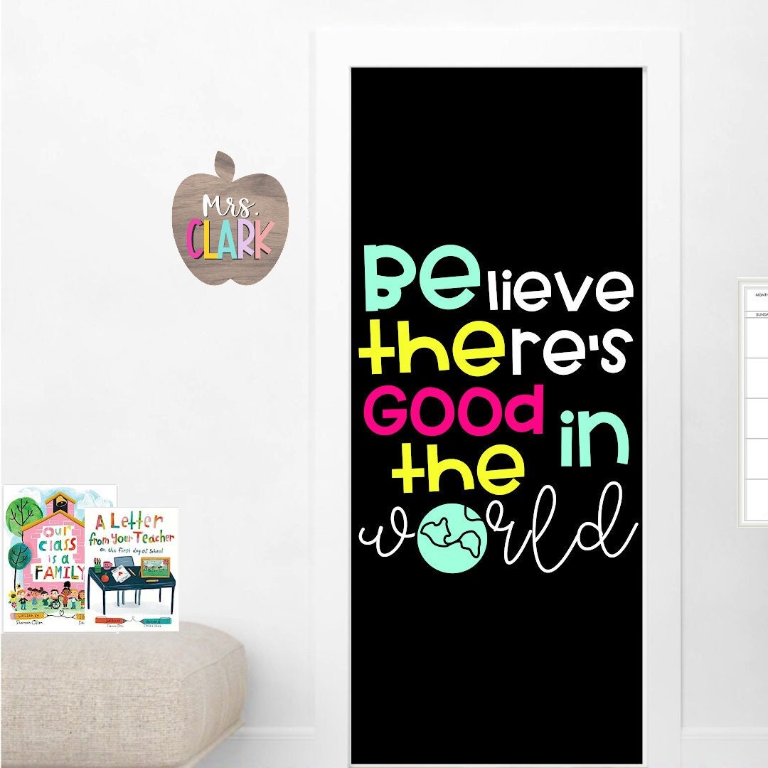 BE GOOD DECOR - Be Good in the World Bulletin Board Kit -door ...