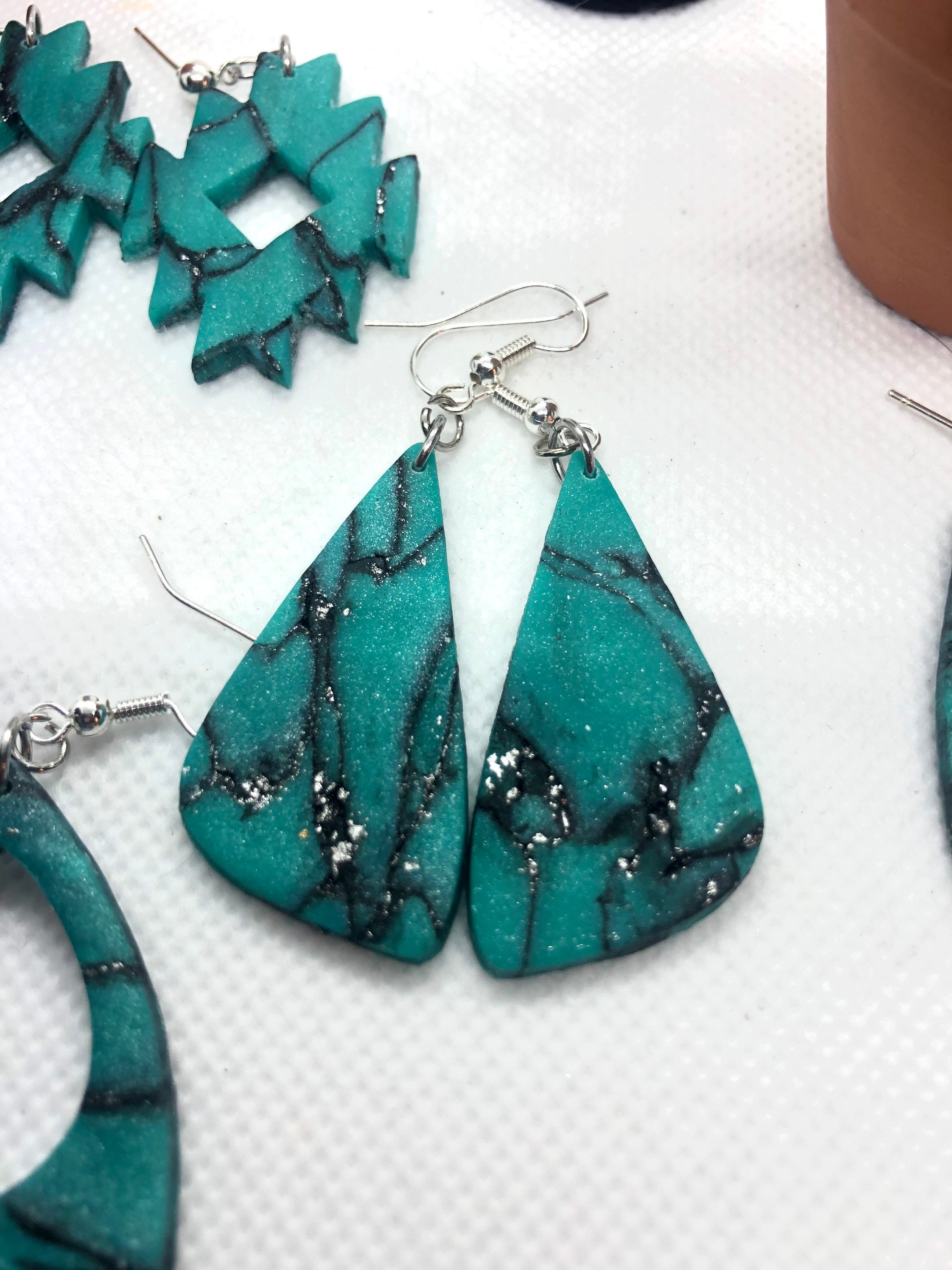 Aztec Collection/Turquoise Jewelry/Aztec Earrings | Etsy