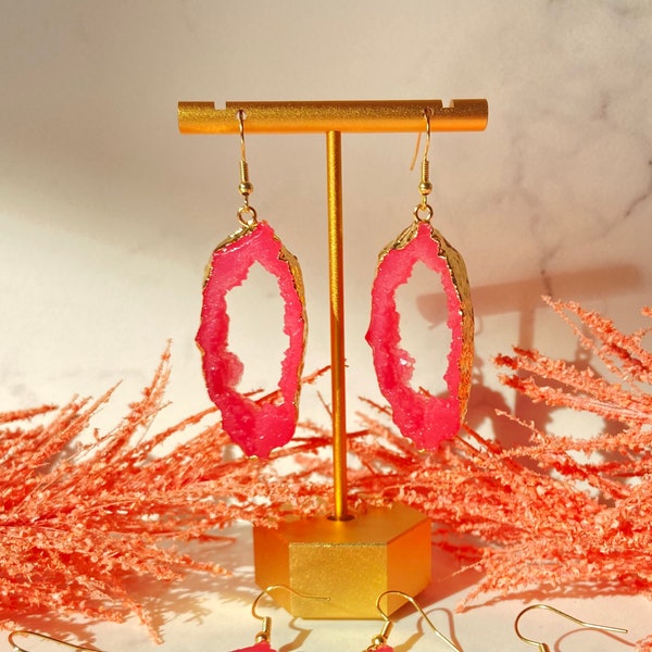 Geode Earrings - Etsy