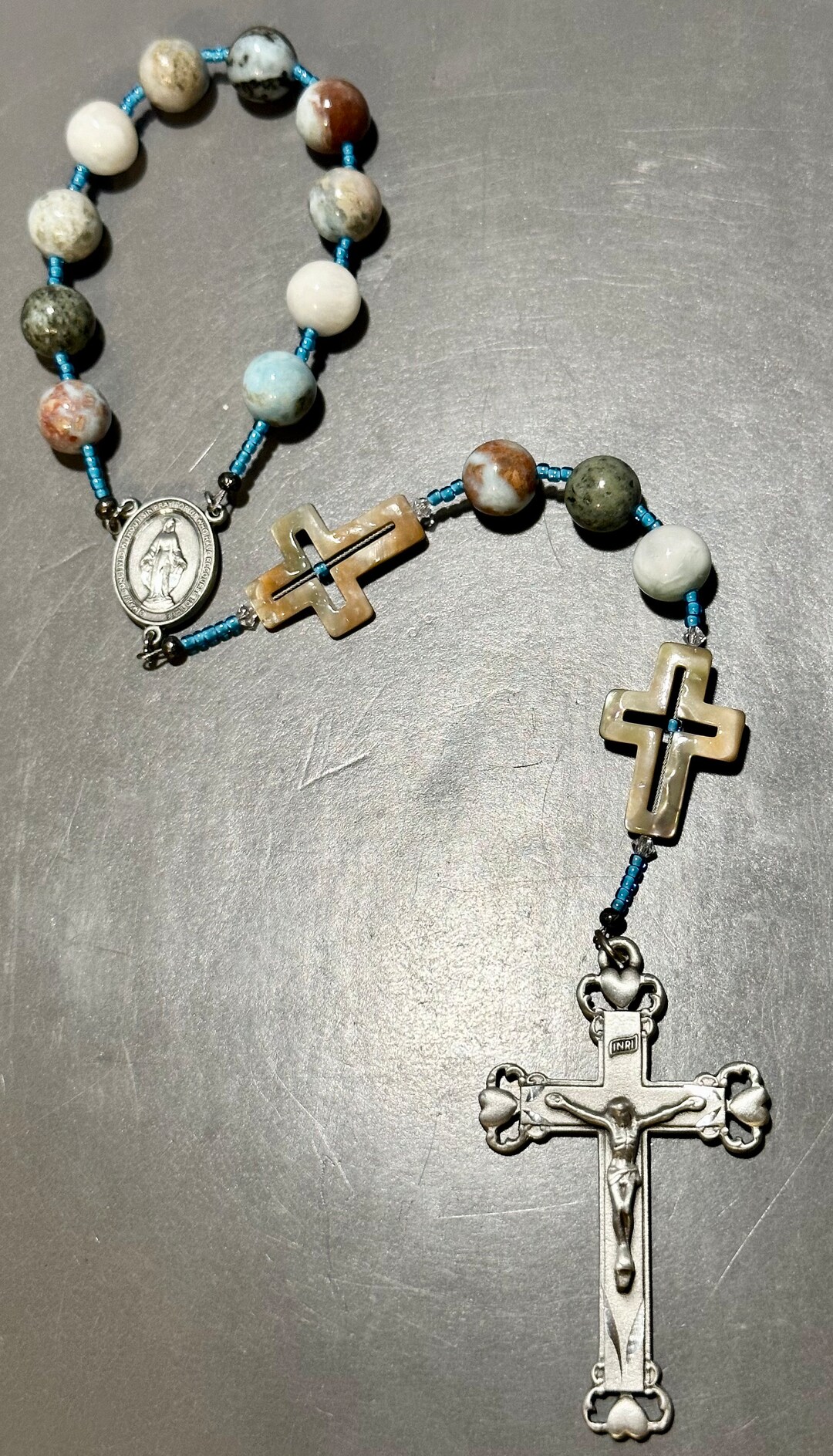 Miraculous Medal Single Decade Rosary - Etsy