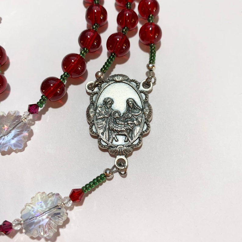 Nativity Catholic Rosary - Etsy