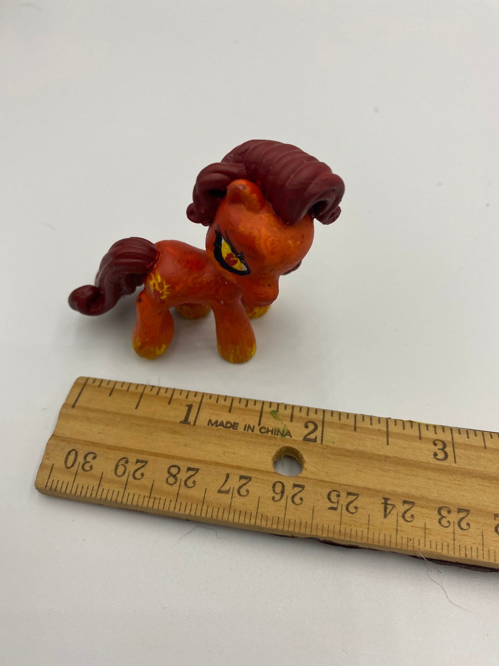 OOAK MLP My Little Pony Repaint Art Doll Horse Flame Fire Pony - Etsy