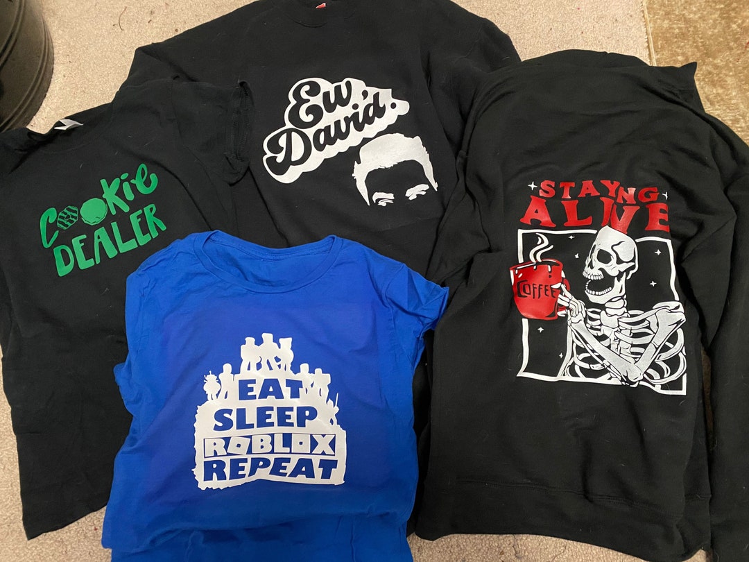 Custom Vinyl Shirts Hoodies Tees Crewneck Custom Orders - Etsy