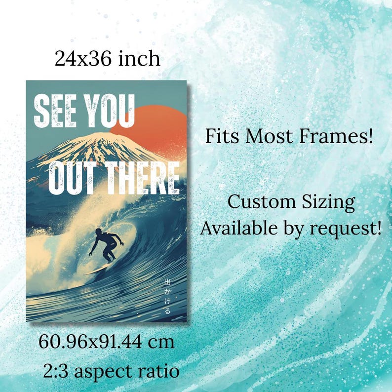 Vintage Surfing Poster Digital File, Malibu First Point Surf Art, Retro ...