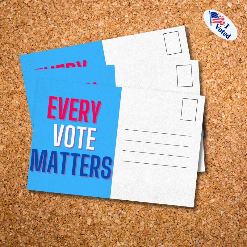 Vote Postcard Template - Etsy