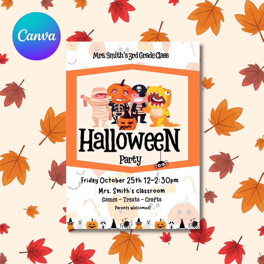 Halloween Classroom Party, Class Halloween Party, Classroom Halloween ...