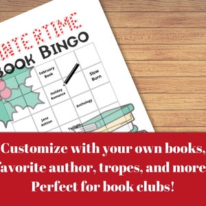 Wintertime Book Bingo Fun Reading Challenge for Christmas and the ...