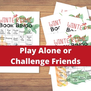 Wintertime Book Bingo Fun Reading Challenge for Christmas and the ...