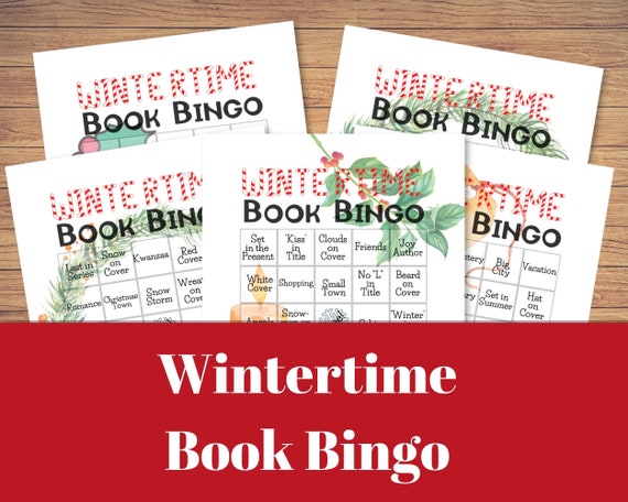 Wintertime Book Bingo Fun Reading Challenge for Christmas - Etsy