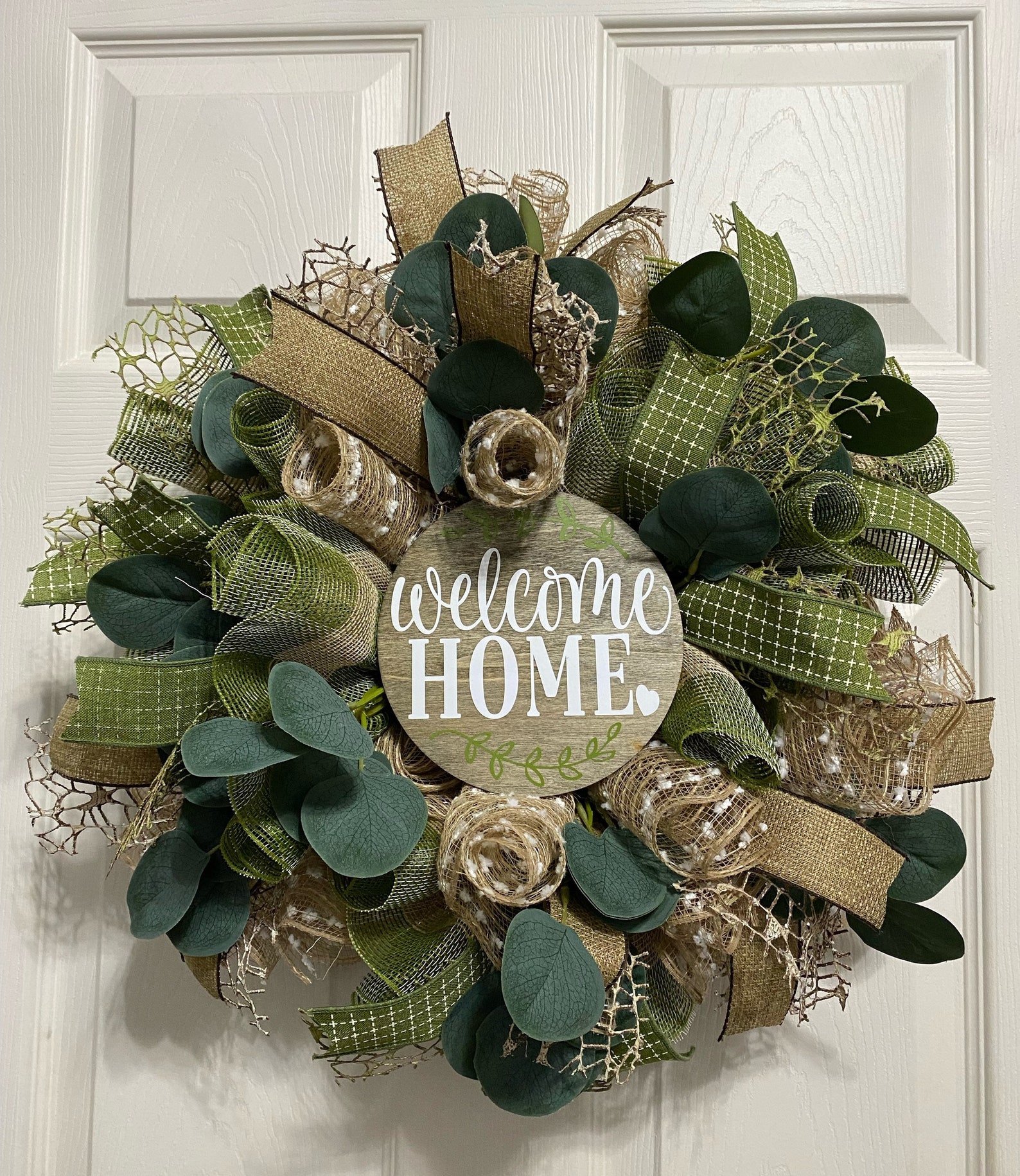 Everyday Welcome Wreath - Etsy