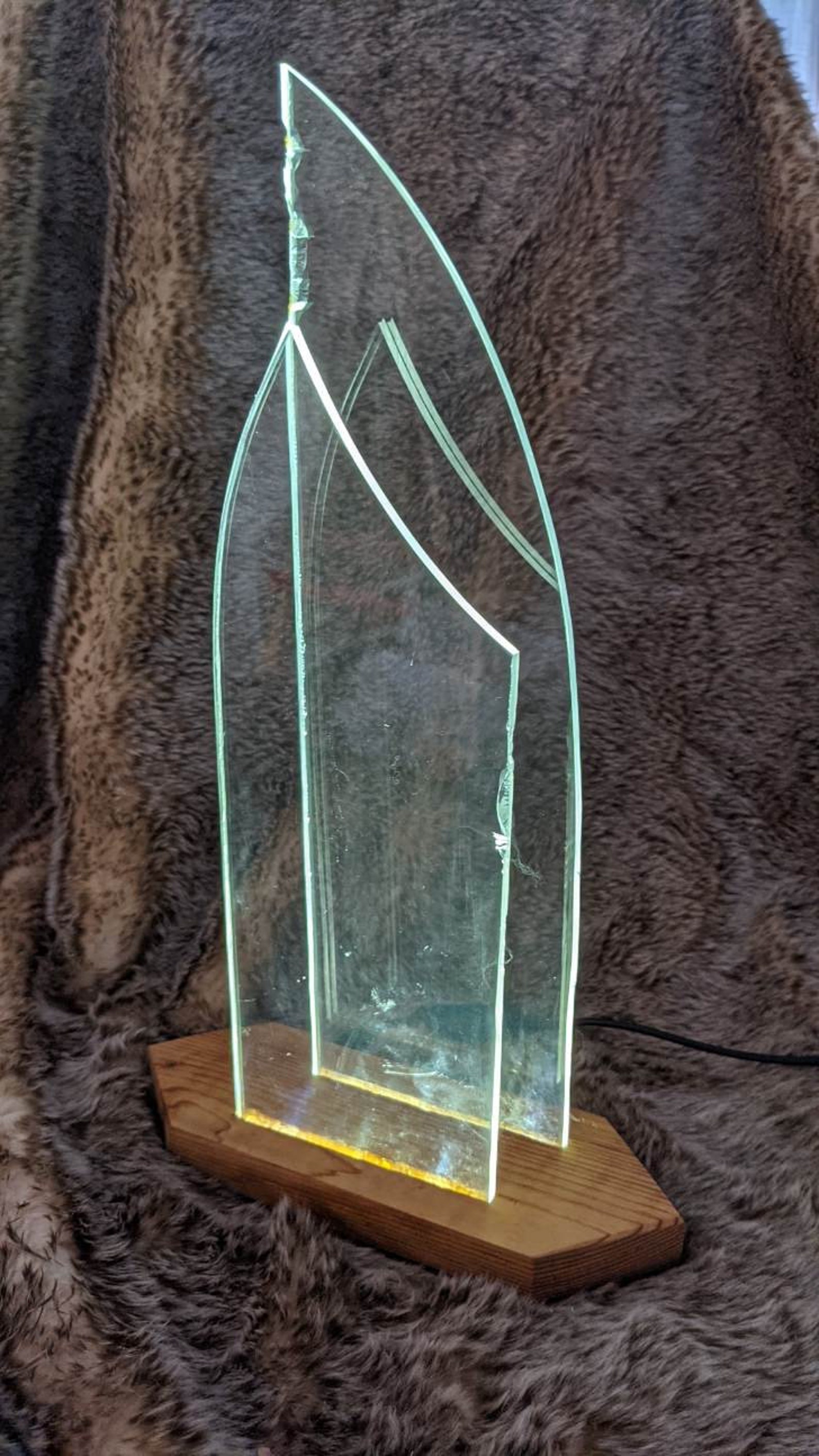 LED Plexiglass Nightlight - Etsy Italia