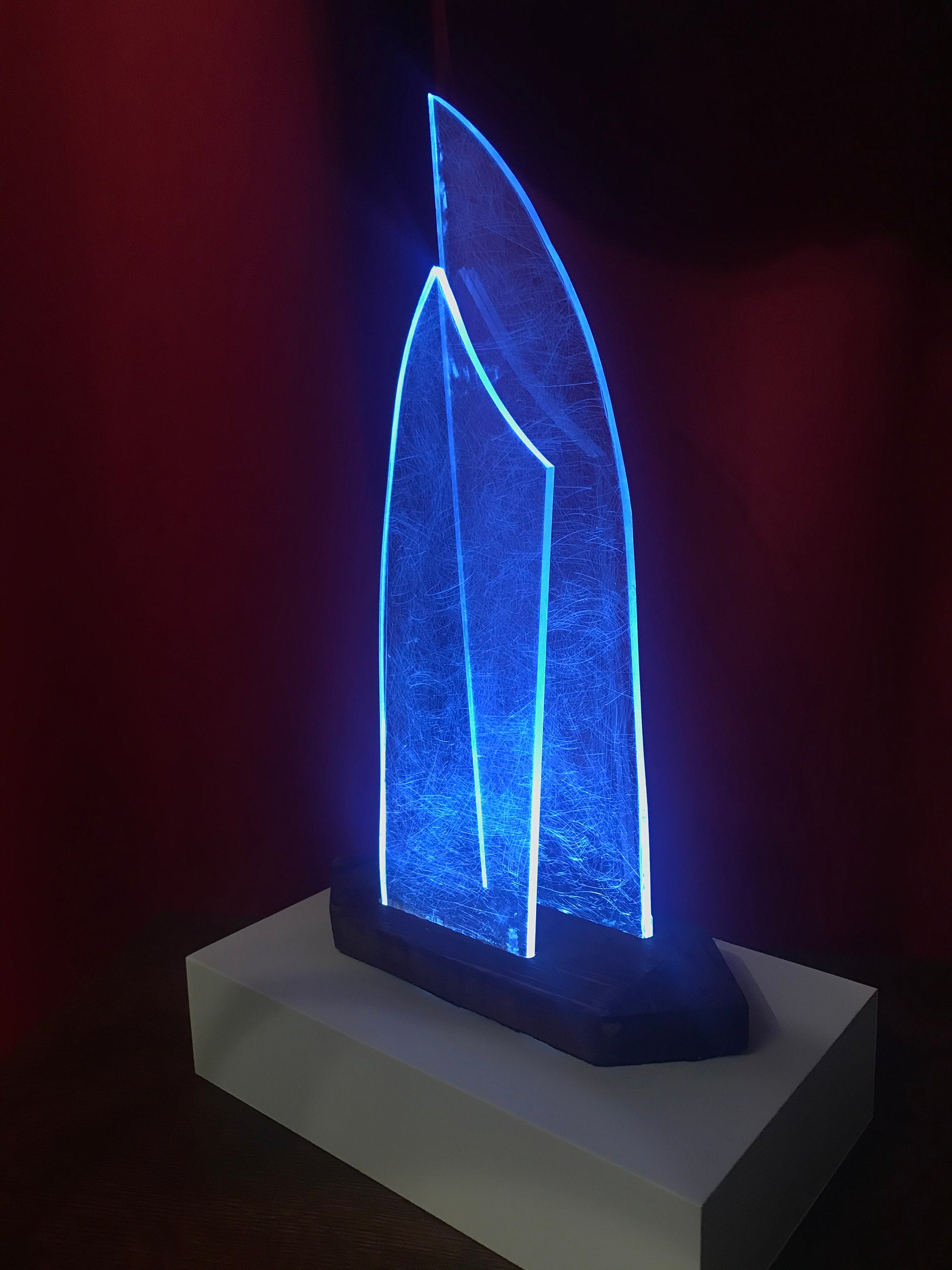 LED Plexiglass Nightlight - Etsy Italia