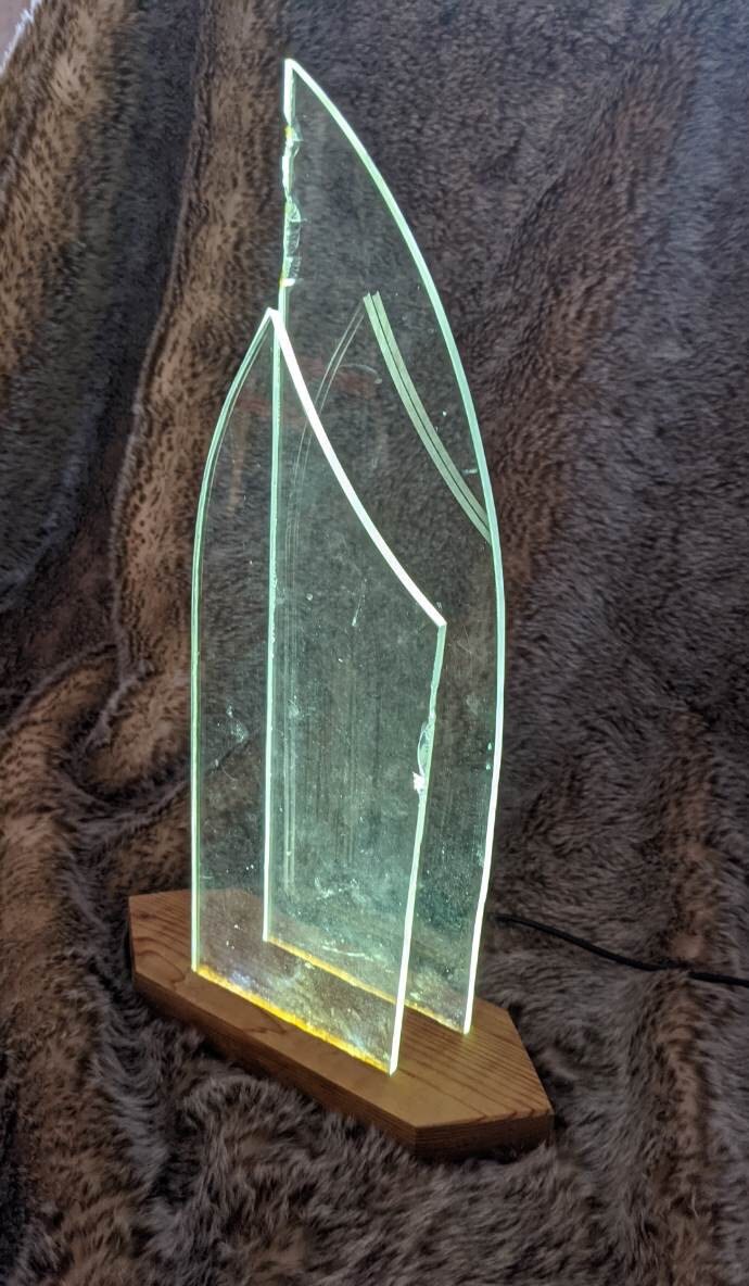 LED Plexiglass Nightlight - Etsy Italia